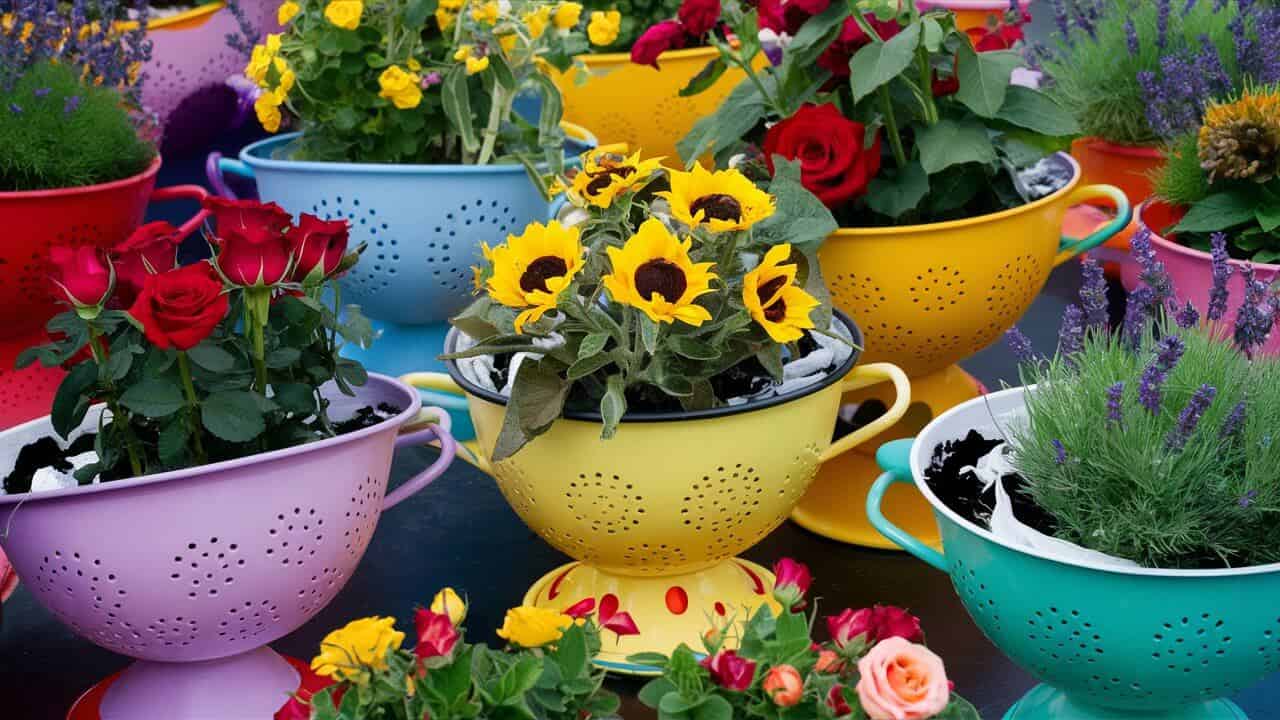 25 Unique DIY Flower Pot Ideas For a Colorful Garden