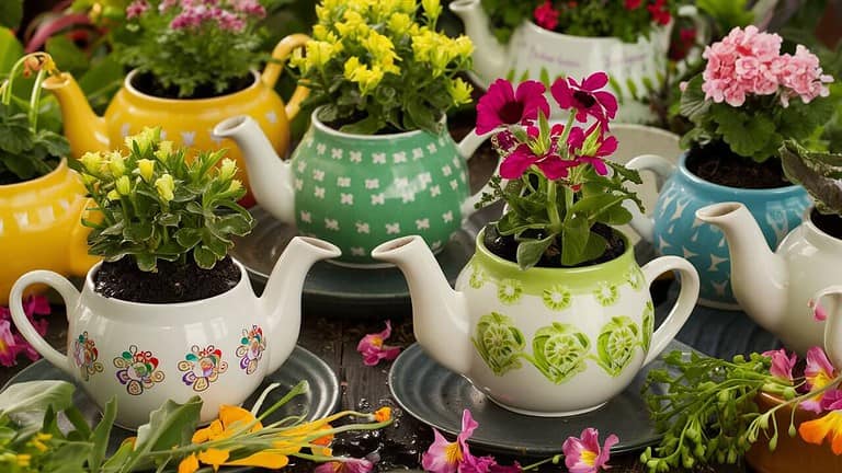 25 Unique DIY Flower Pot Ideas For a Colorful Garden