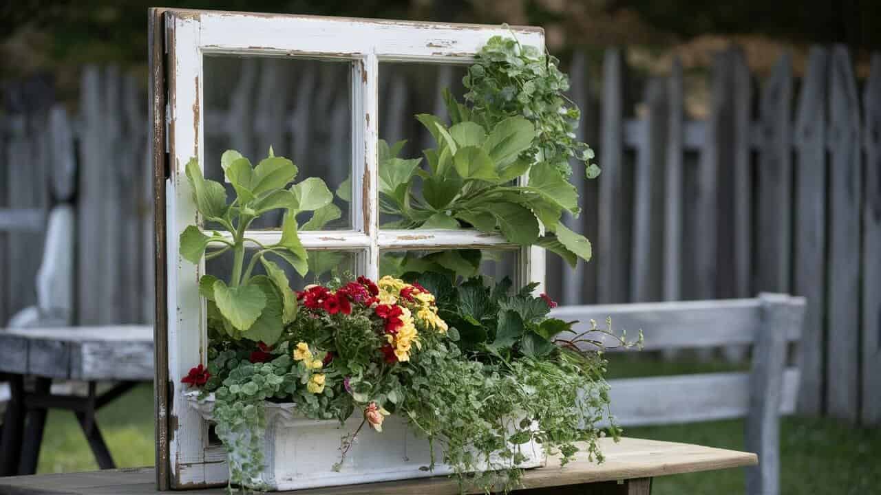 21 Repurposed Old Window Ideas That Are Super Beautiful